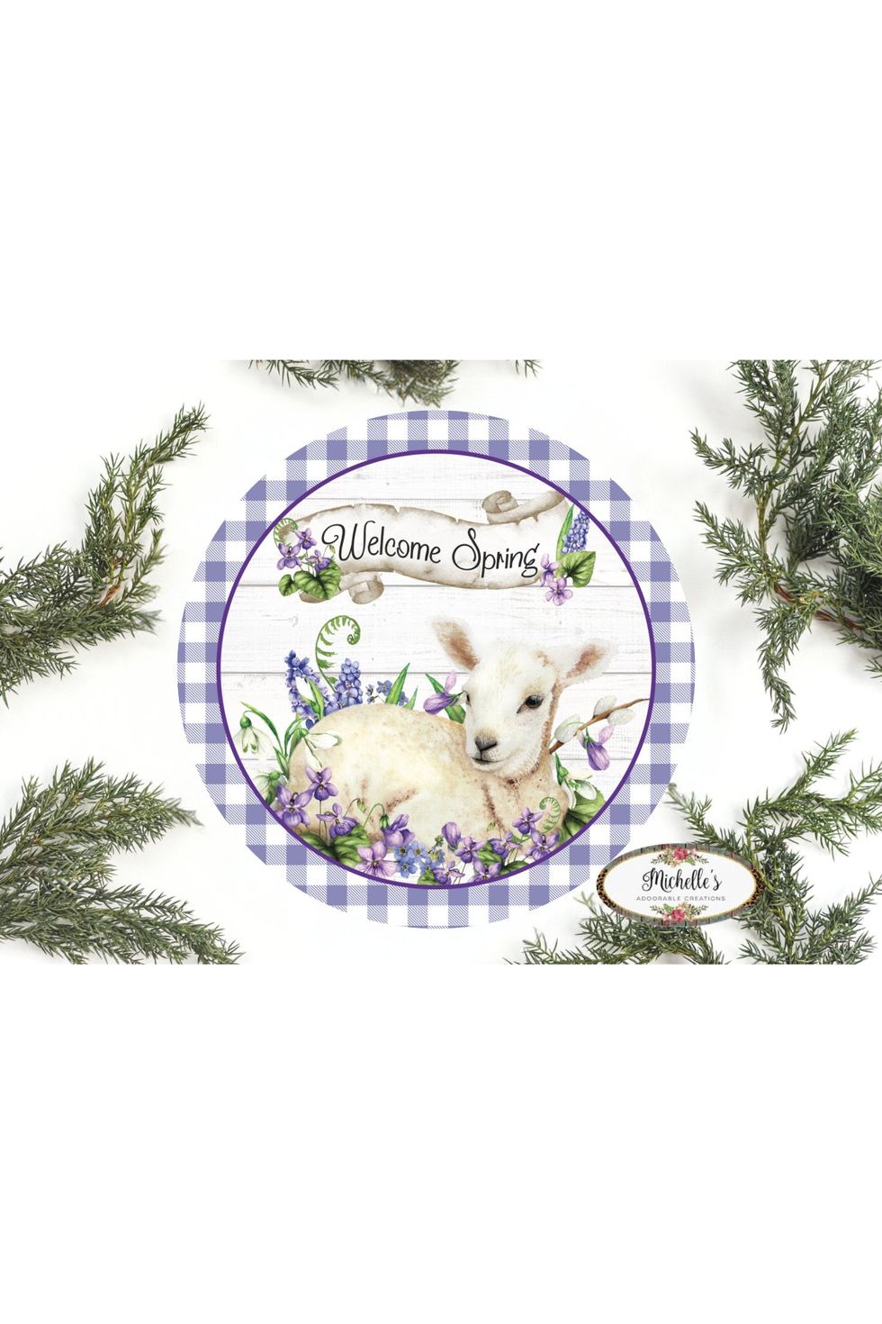 Welcome Spring Lamb Sign | Michaels
