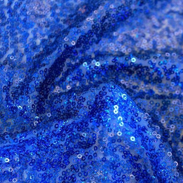 1 Yard Flirt Stretch Mesh Sequin Fabric Lightweight 4-Way Stretch ...