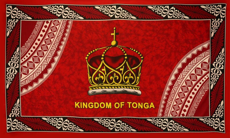 72" x 45" W Kingdom of Tonga Crown Sarong Polyester Fabric | Michaels