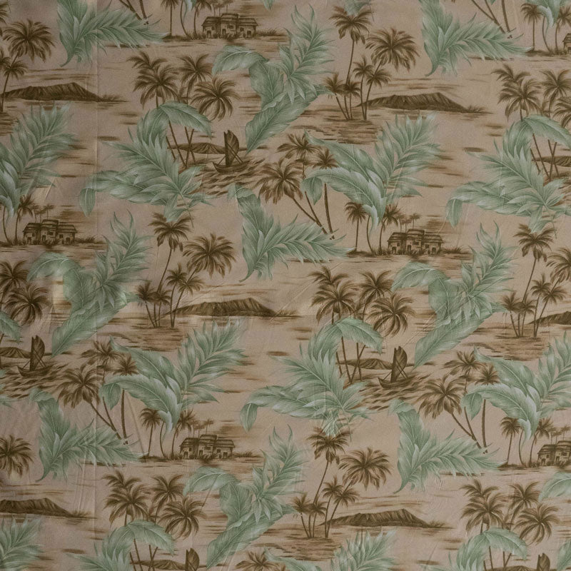 1 Yard Island Areca Palm Peachskin Fabric, 100% Polyester, 36in L x 45in W | Michaels