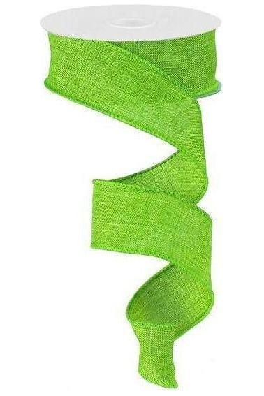 1.5" Royal Burlap Ribbon: Fresh Green (10 Yards) | Michaels