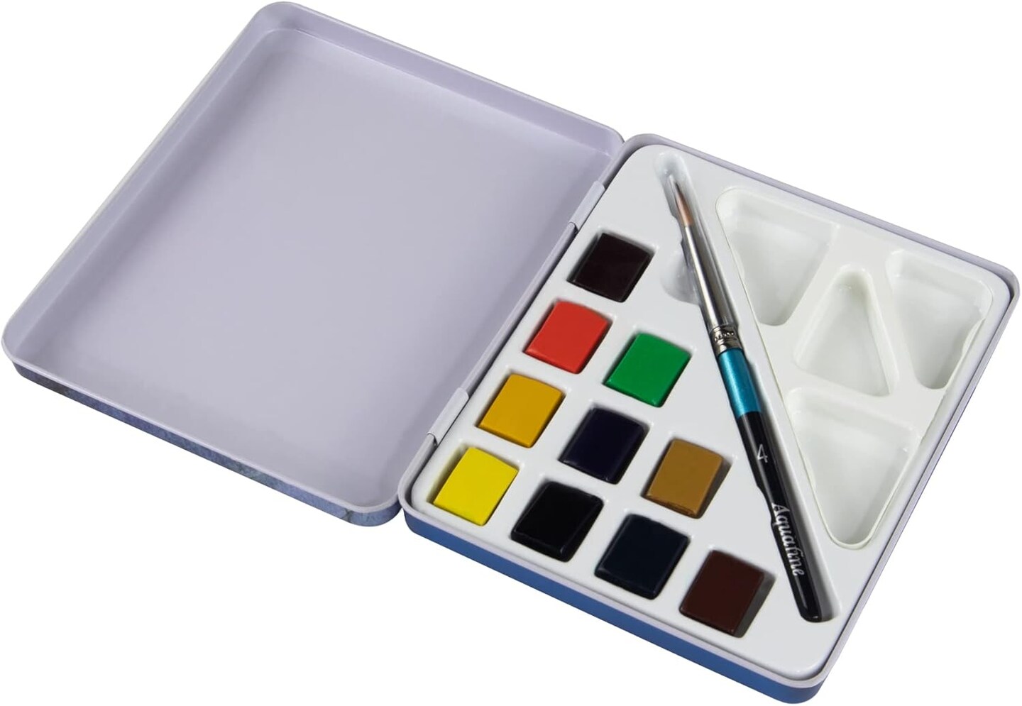 Aquafine 10pc Mini Watercolor Travel Set - Watercolor Paint Set for ...