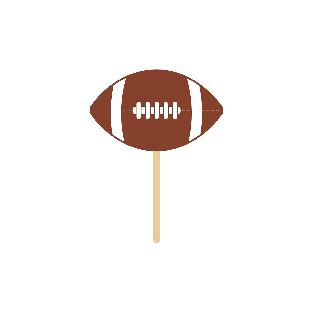 600 pc Bulk Tailgate Decor Wooden Pick Football | Michaels