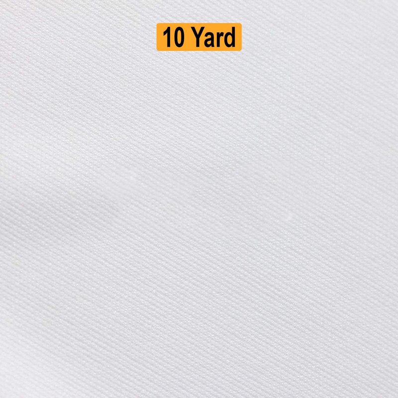 Micro Poly Stretch White PFP Fabric | Michaels