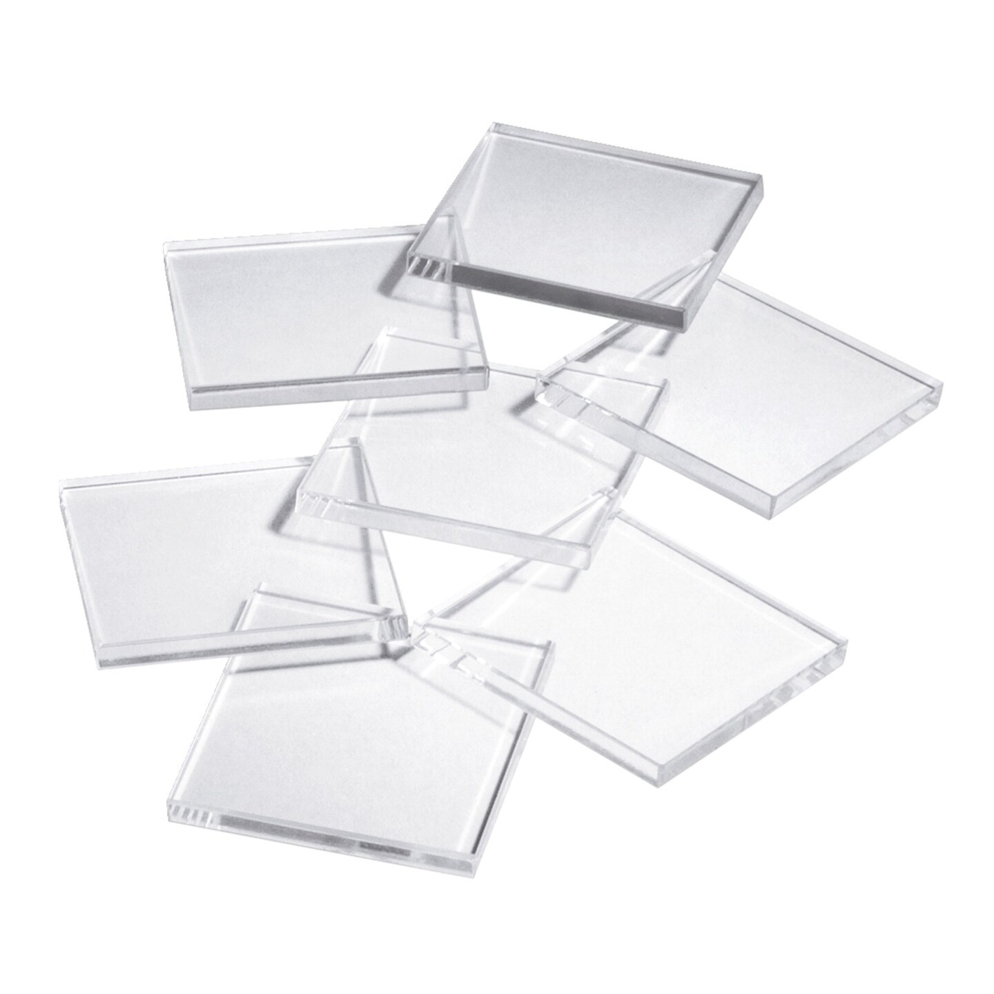United Scientific Glass Scratch Plates - 2 x 2 x 0.25 inches - Pack of ...