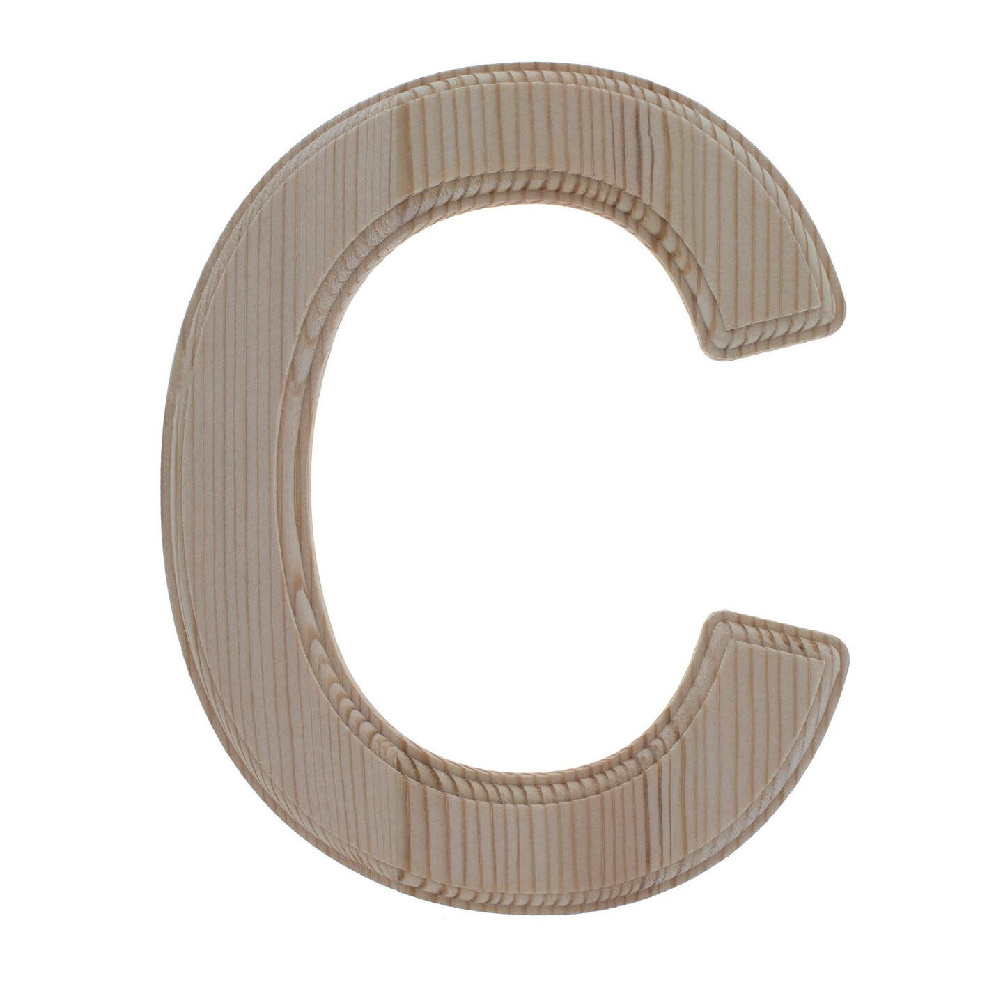 Unfinished Wooden Arial Font Letter C (6.25 Inches) | Michaels