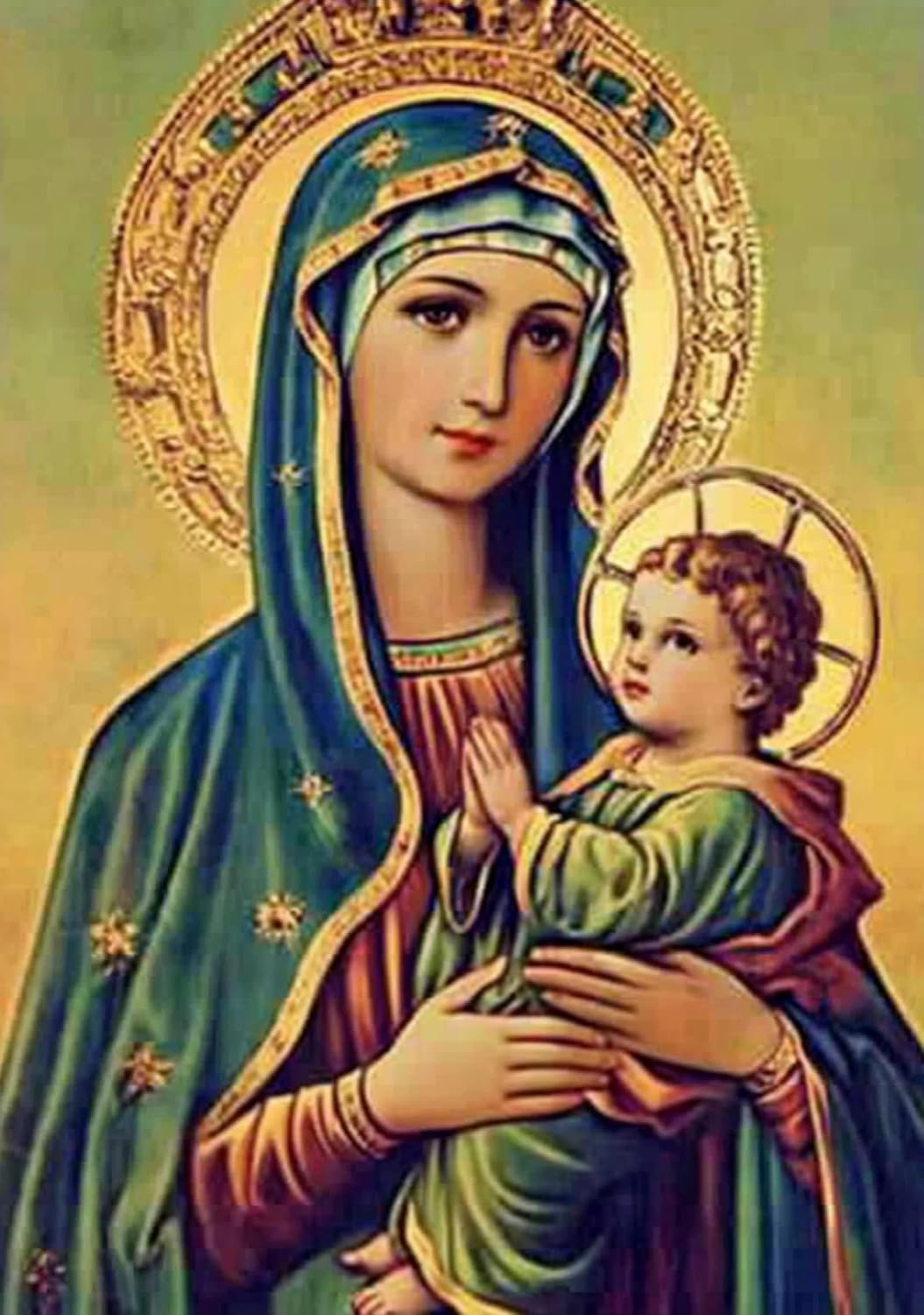 Religion Diamond Painting by Numbers, 5D Full Round Drill Diamond ...