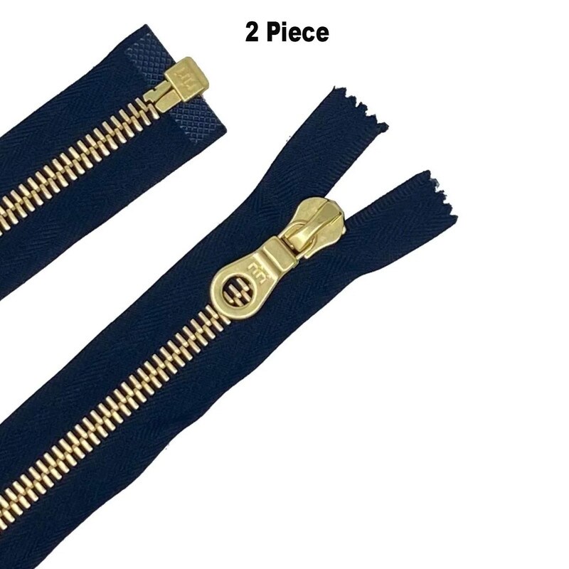 6MM Closed Bottom Zipper with KTA Pull – Black Tape, Nickel Teeth ...