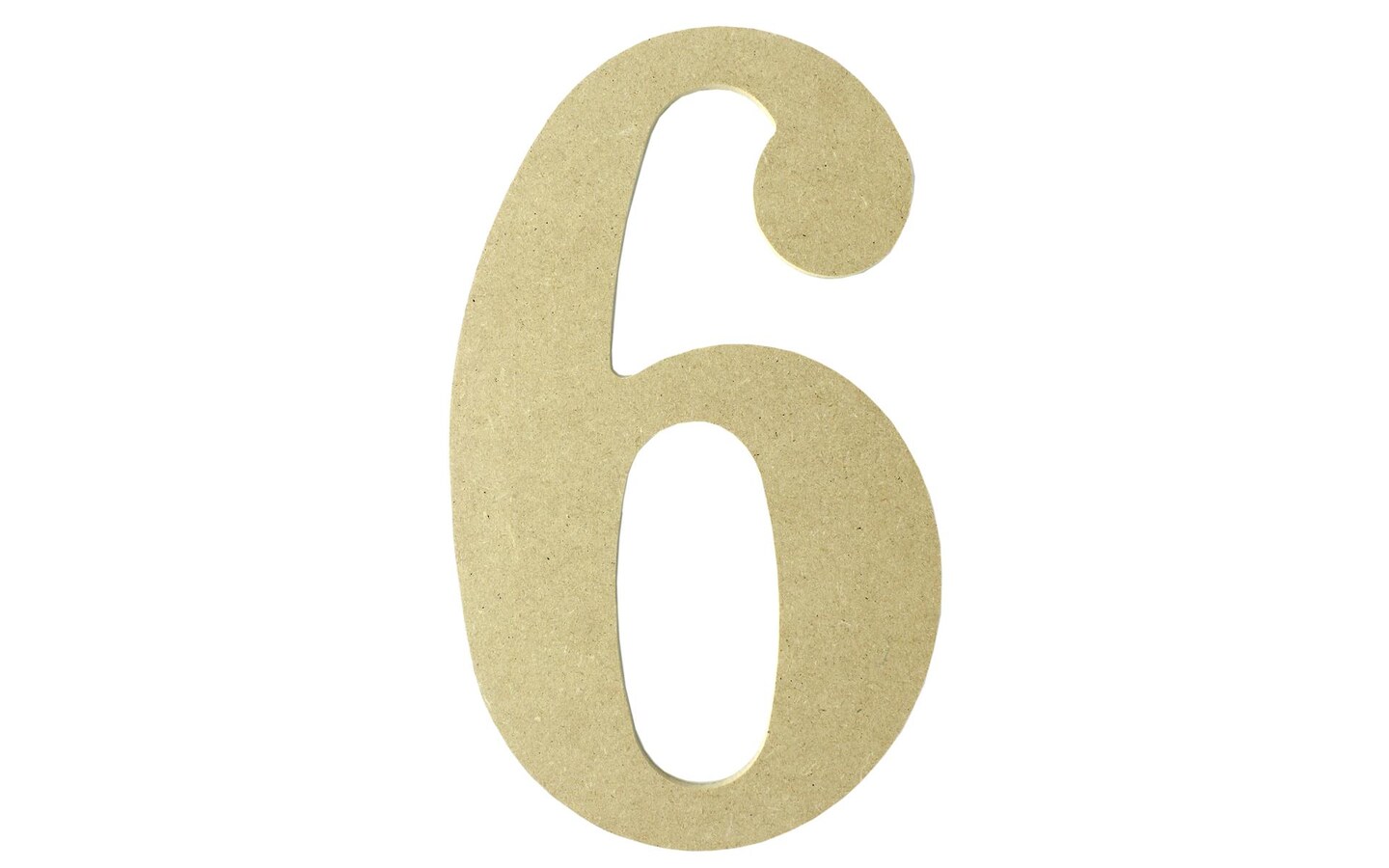 MPI Wood Letter 9.5" MDF No 6 | Michaels
