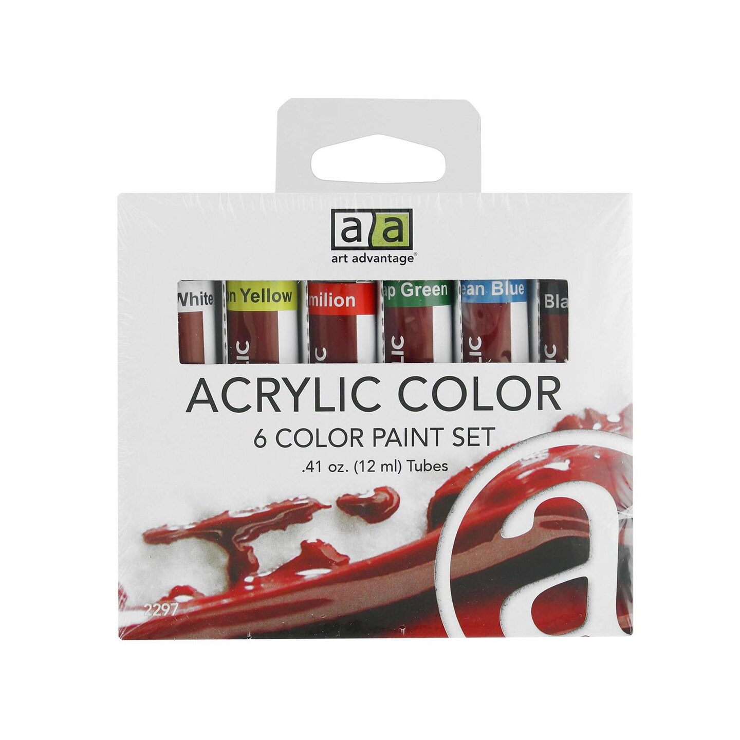 Art Advantage Paint Set Acrylic .41oz 6 Color, Perfect for Artists ...