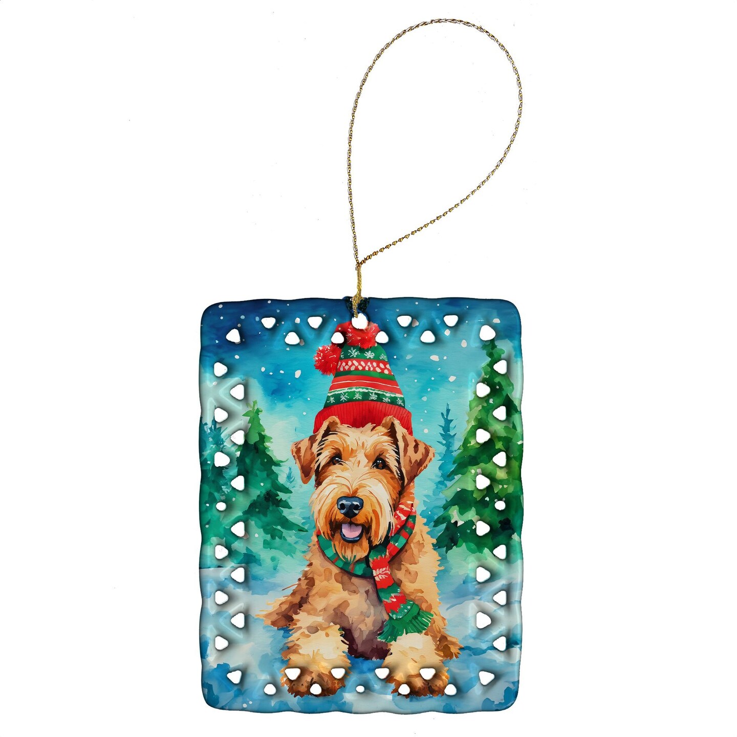 Edge Collections - 2.80" X 0.15" - Multicolor - Airedale Terrier ...