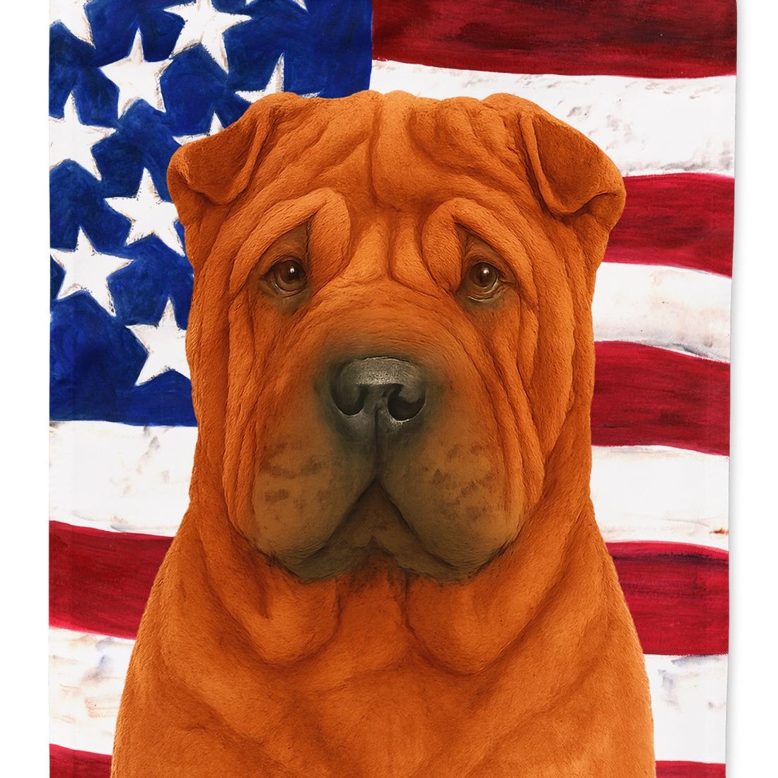 Edge Collections - 28" X 40" - Red - Shar Pei Large Porch Sleeveative ...
