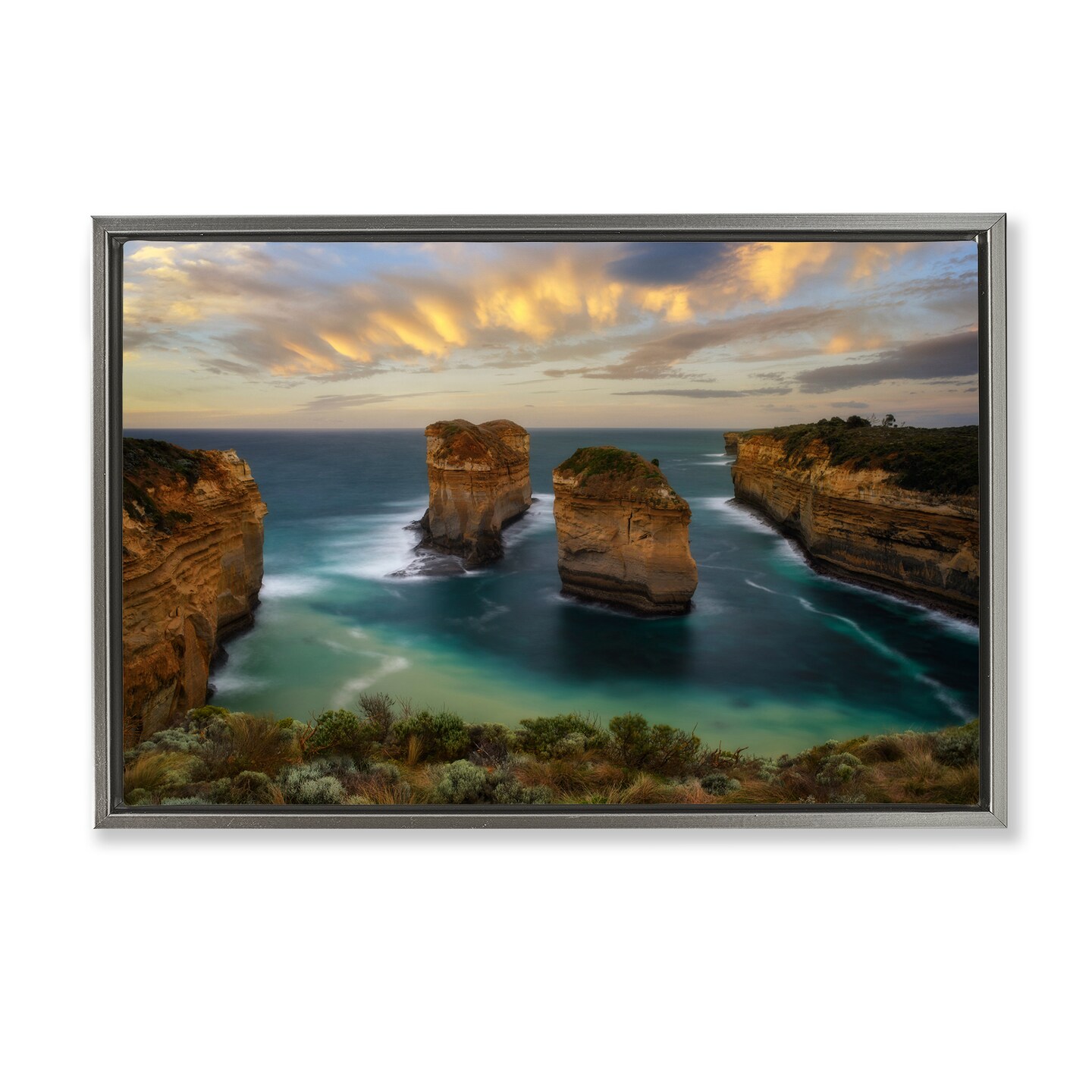 Stupell Industries Loch Ard Gorge Landscape Floating Frame, design by ...