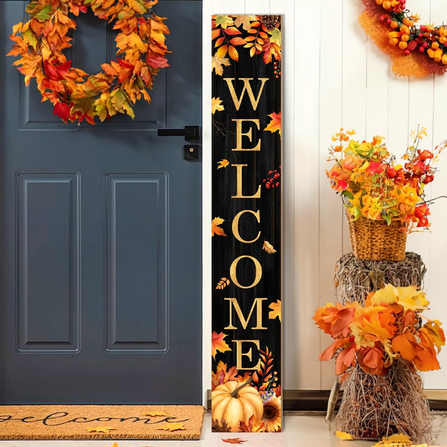 Fall Welcome Porch Sign (Pumpkin Welcome) | Michaels