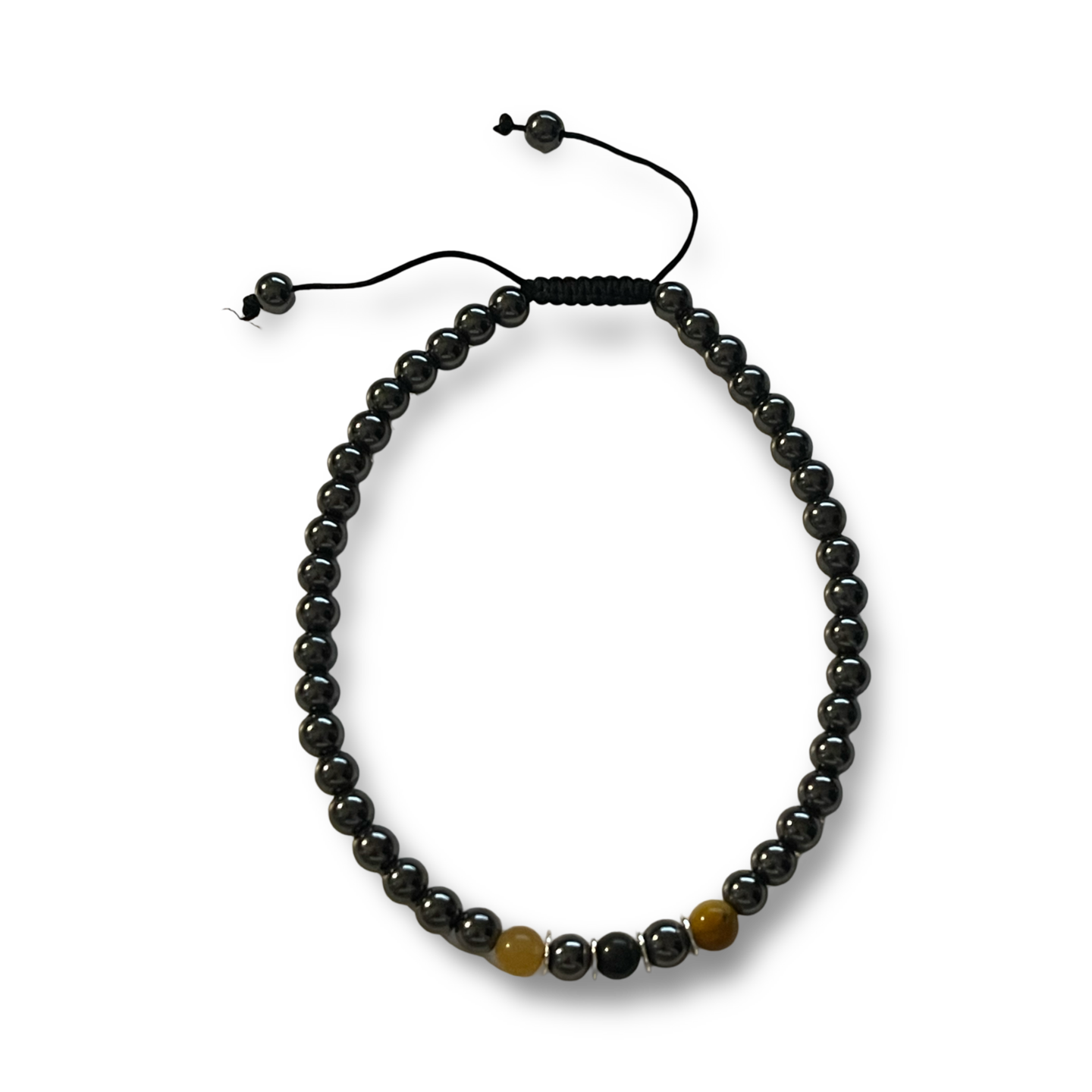 ANKLET OBSIDIAN and TIGER'S EYE PROTECTION - ROOT CHAKRA 6mm ...