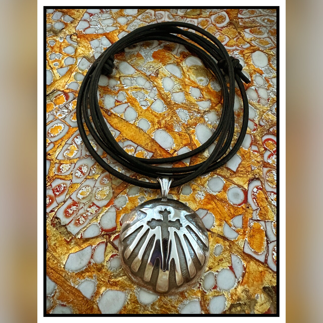 Sterling Silver Camino Shell With Cross of St. James | MakerPlace by ...