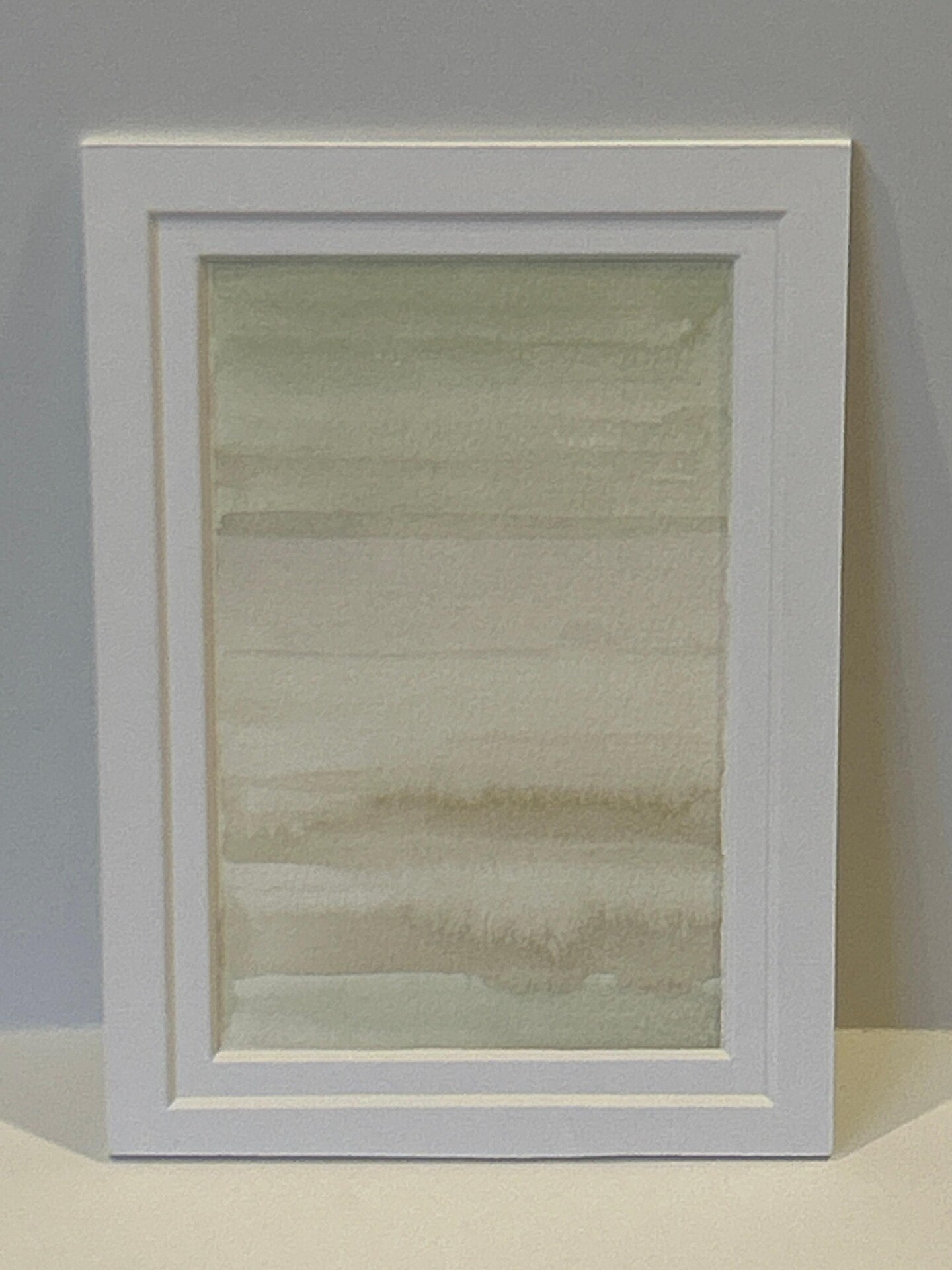Original minimalistic Watercolor Painting "Monochromatic number 2 ...