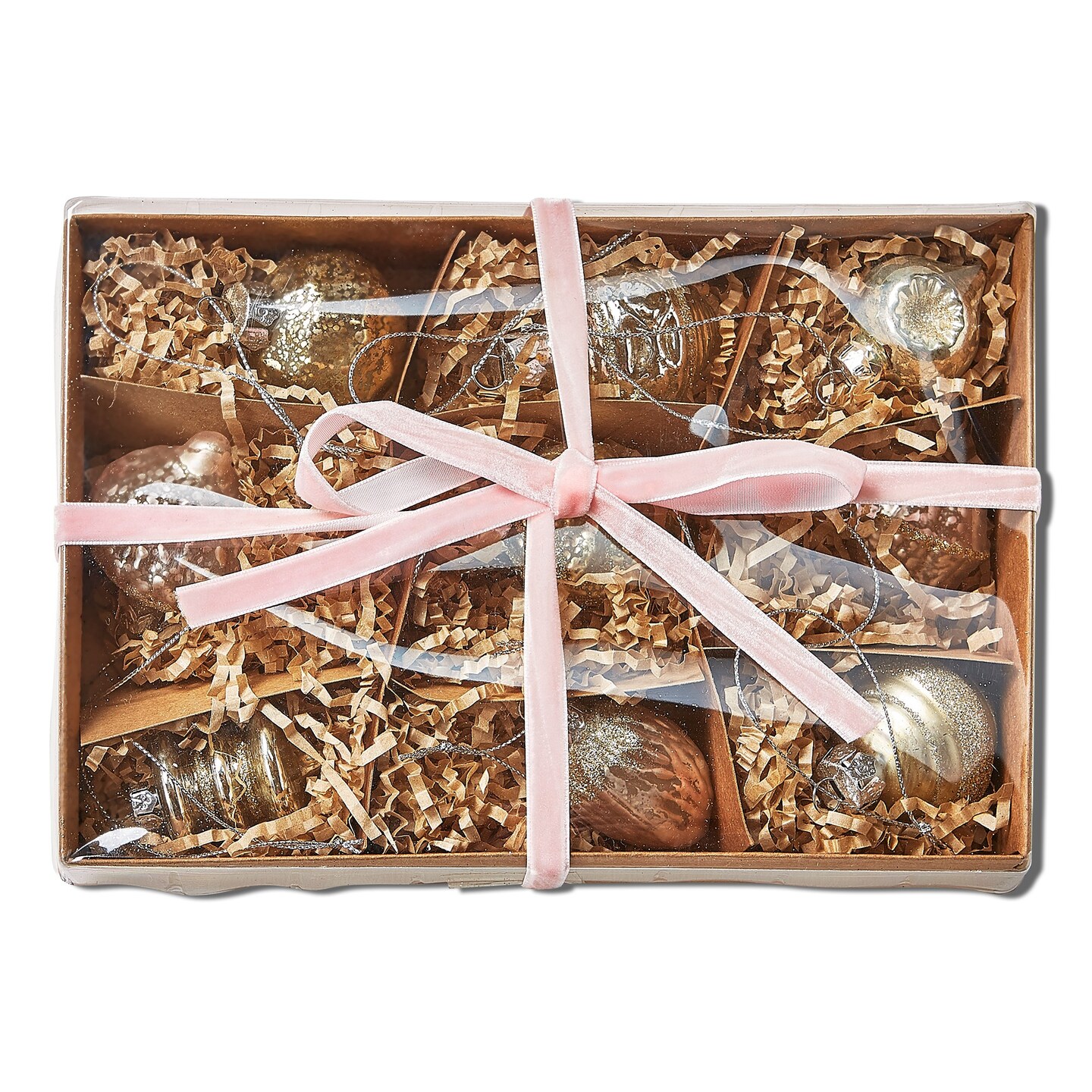 Vintage Ornaments Box Set Of 9 W/Rib | Michaels