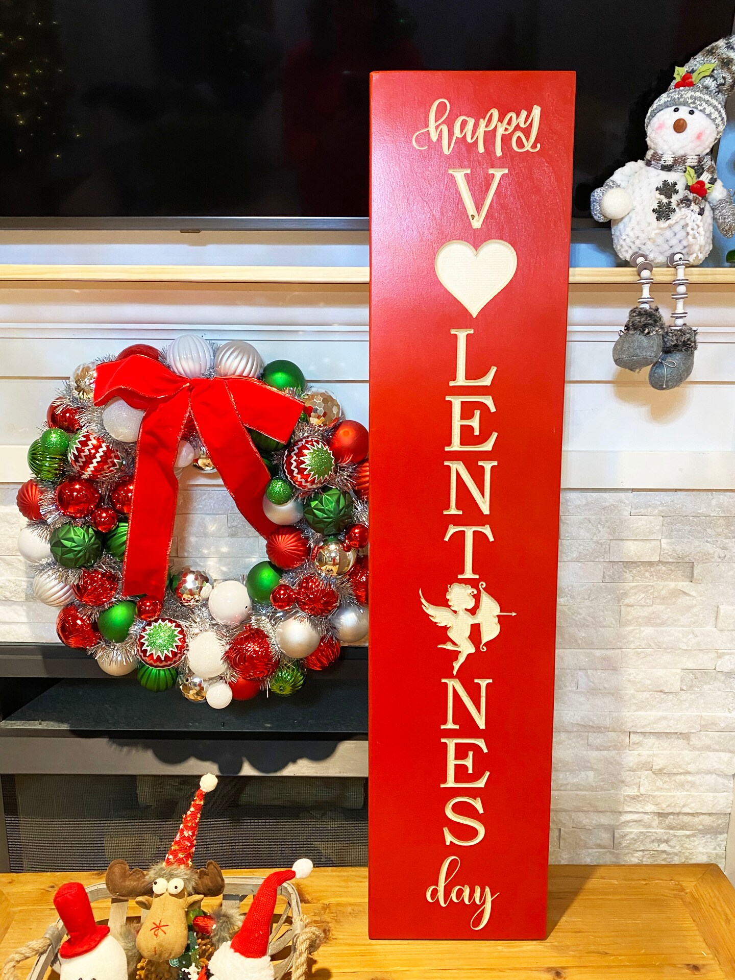 Happy Valentines Day Porch Sign, Valentine Sign, Porch Sign, Front Door ...