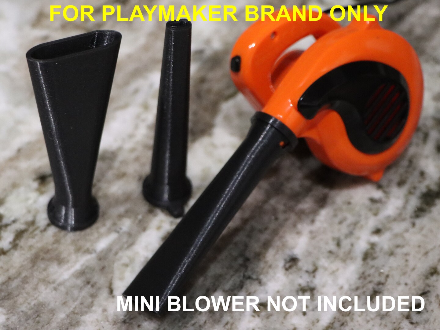 The Original Mini Blower Nozzle Attachments© (Set of 3) for PLAYMAKER ...
