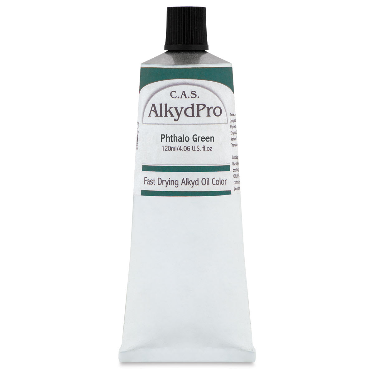 CAS AlkydPro Fast-Drying Alkyd Oil Color - Phthalo Green, 120 ml tube ...