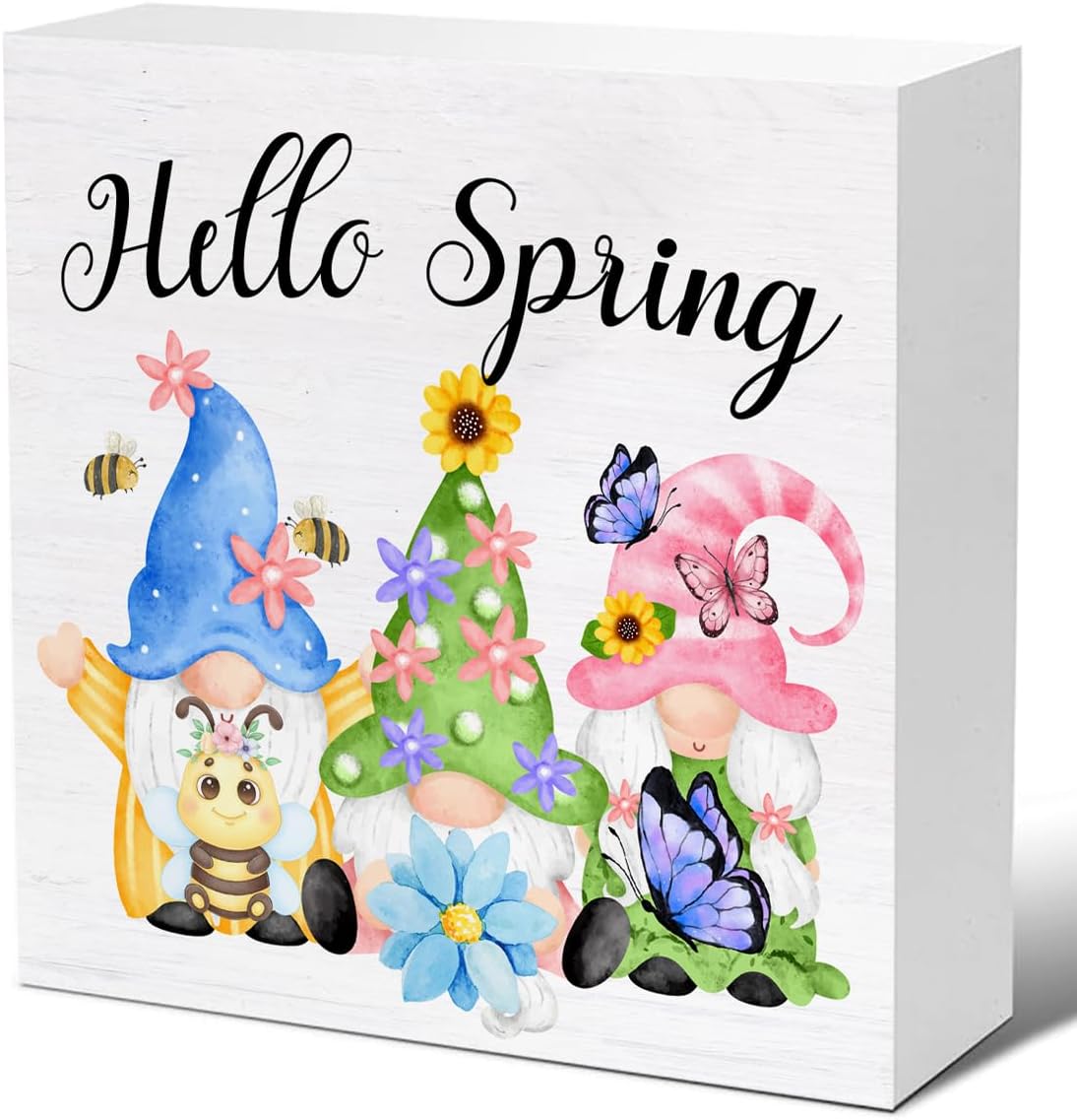Spring Decor - Spring Gnomes Decorations - Rustic Home Decor for Desk ...