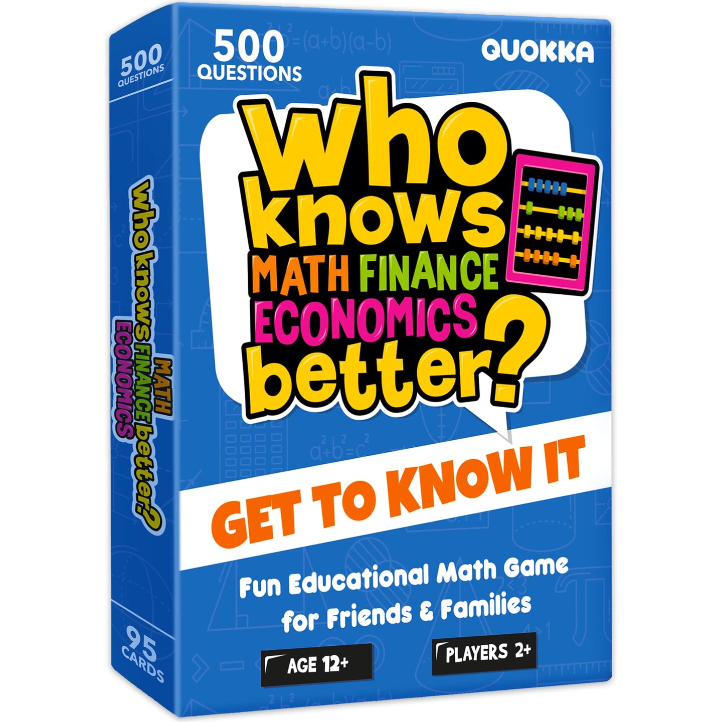 Trivia Card Game Who Knows Math Better? Educational Game | Michaels