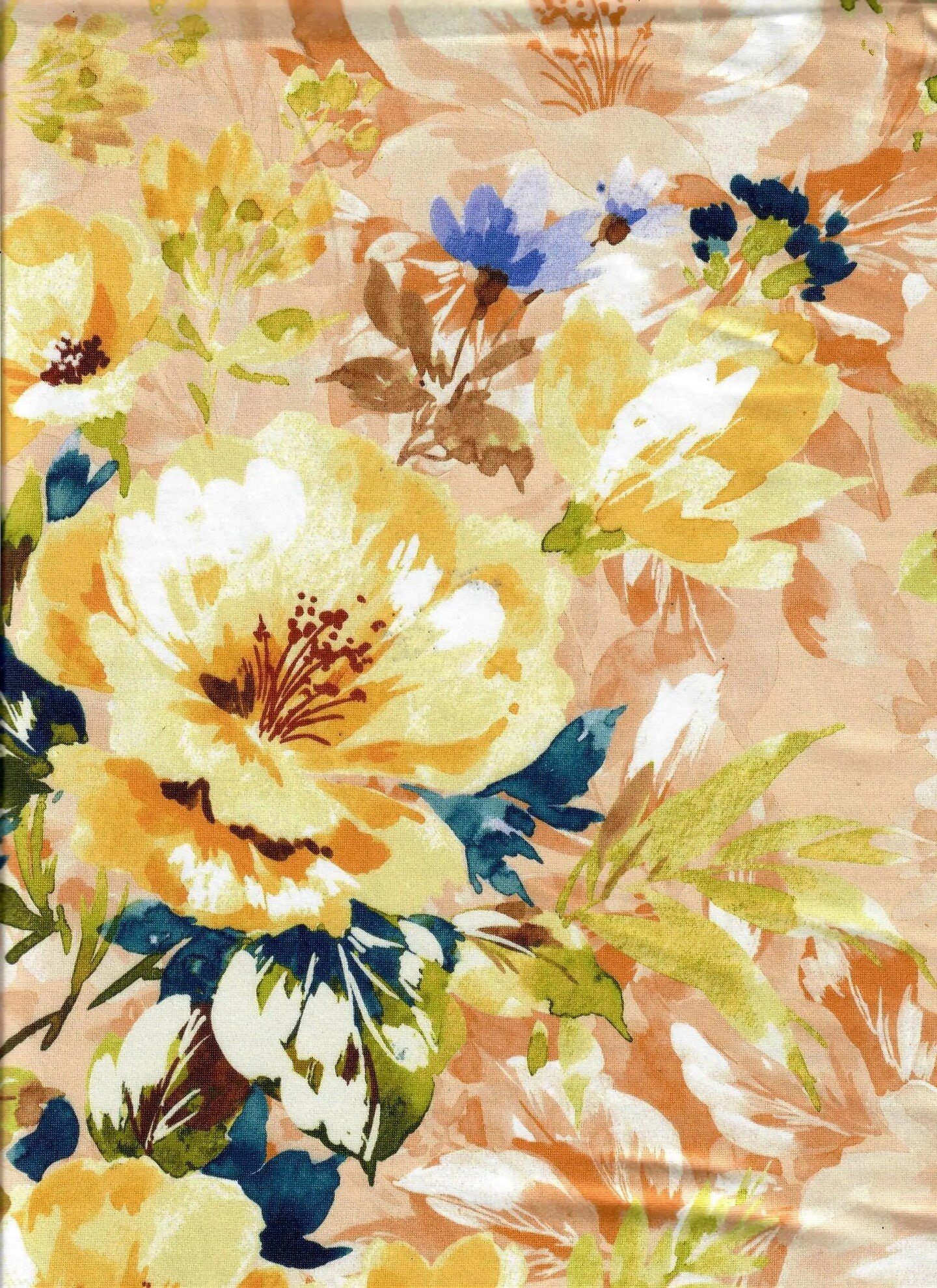 1 Yard Stretch DTY Brushed Floral Digital Design Knit Fabric Soft ...