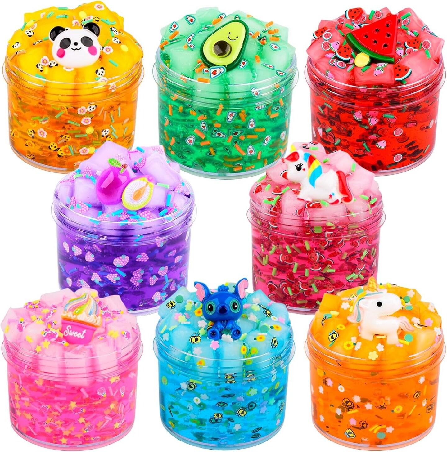 8 Jelly Cube Crunchy Slime Kit with Accessories | Michaels
