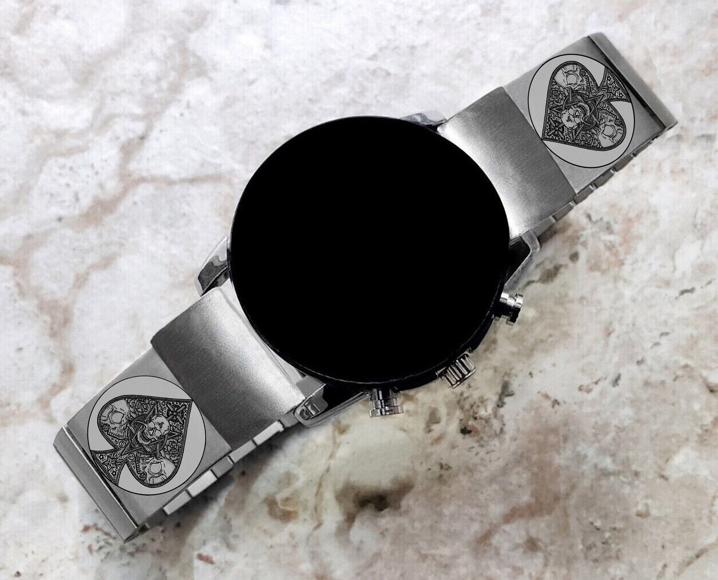 Garmin Watch Band Ace of Spades for Garmin Foretrex 601 701 801 901 ...