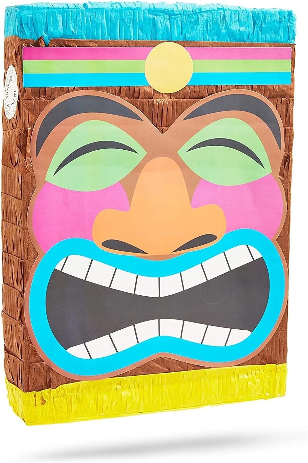 Tropical Tiki Pinata for Luau and Hawaiian Party (16.7 x 11.6 Inches ...
