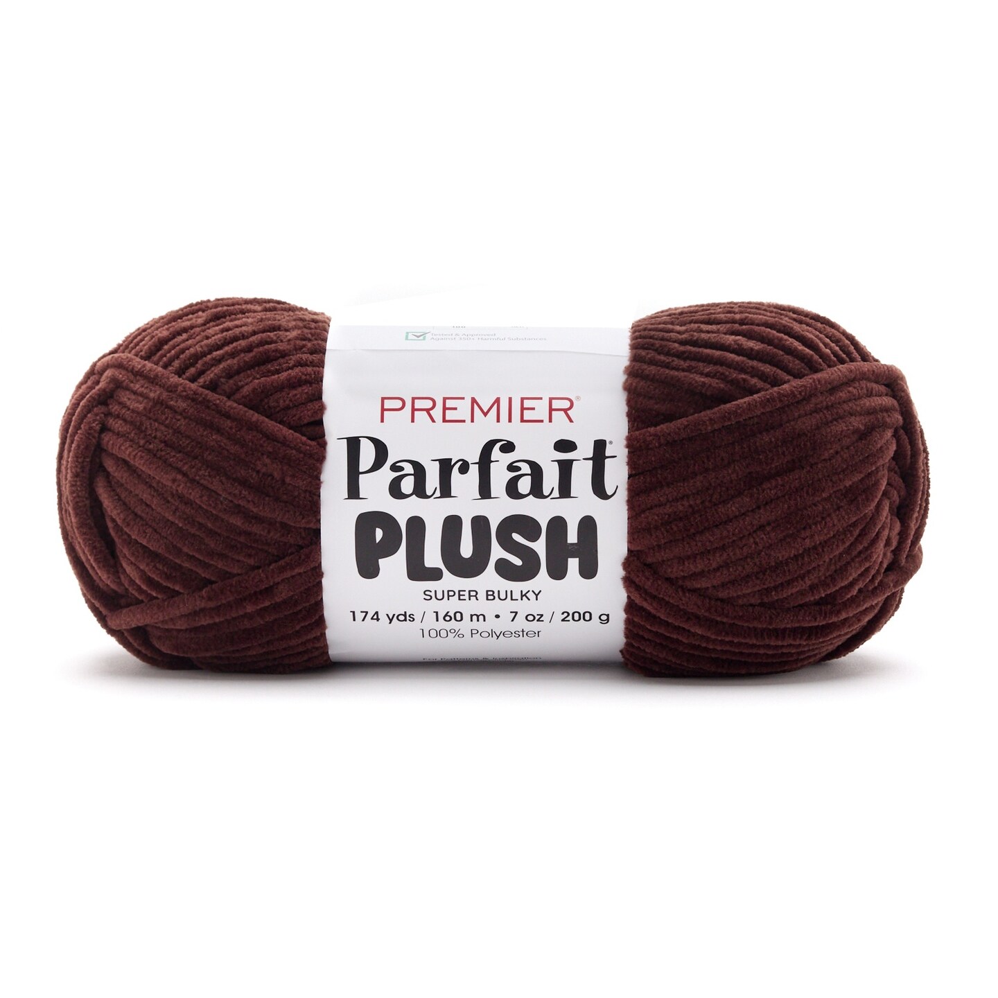 Premier Parfait Plush Yarn, Color: Chocolate, Count: 1 | Michaels