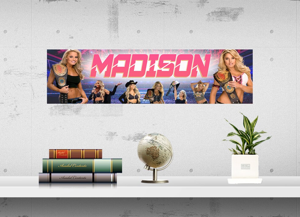Trish Stratus - Personalized Poster with Your Name, Birthday Banner ...
