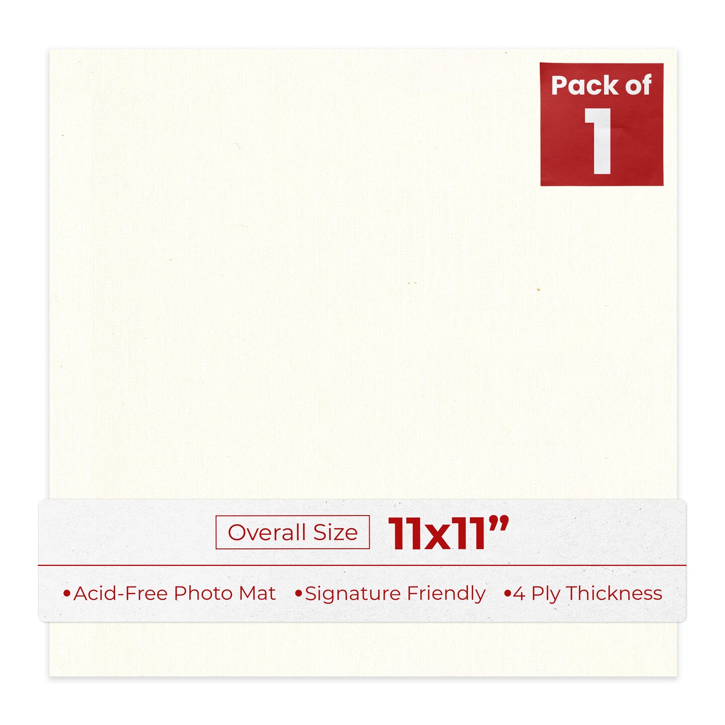 Beige Canvas 11x11 Uncut Mat Board - Blank Sheets, No Opening, Color ...