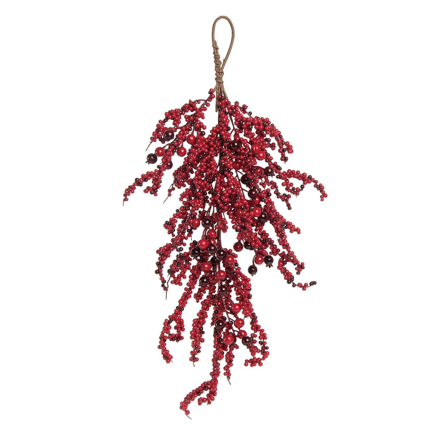 Red Merry Berry Teardrop Artificial Christmas Floral Swag | Michaels