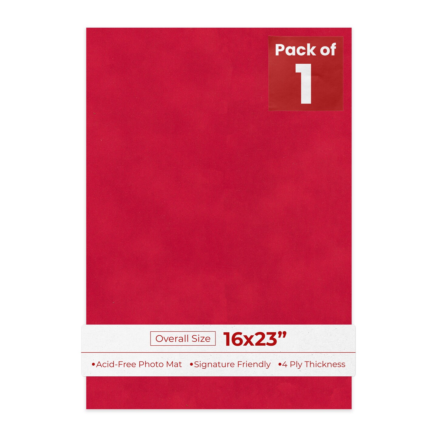 Cherry Red Suede 16x23 Uncut Mat Board - Blank Sheets, No Opening ...