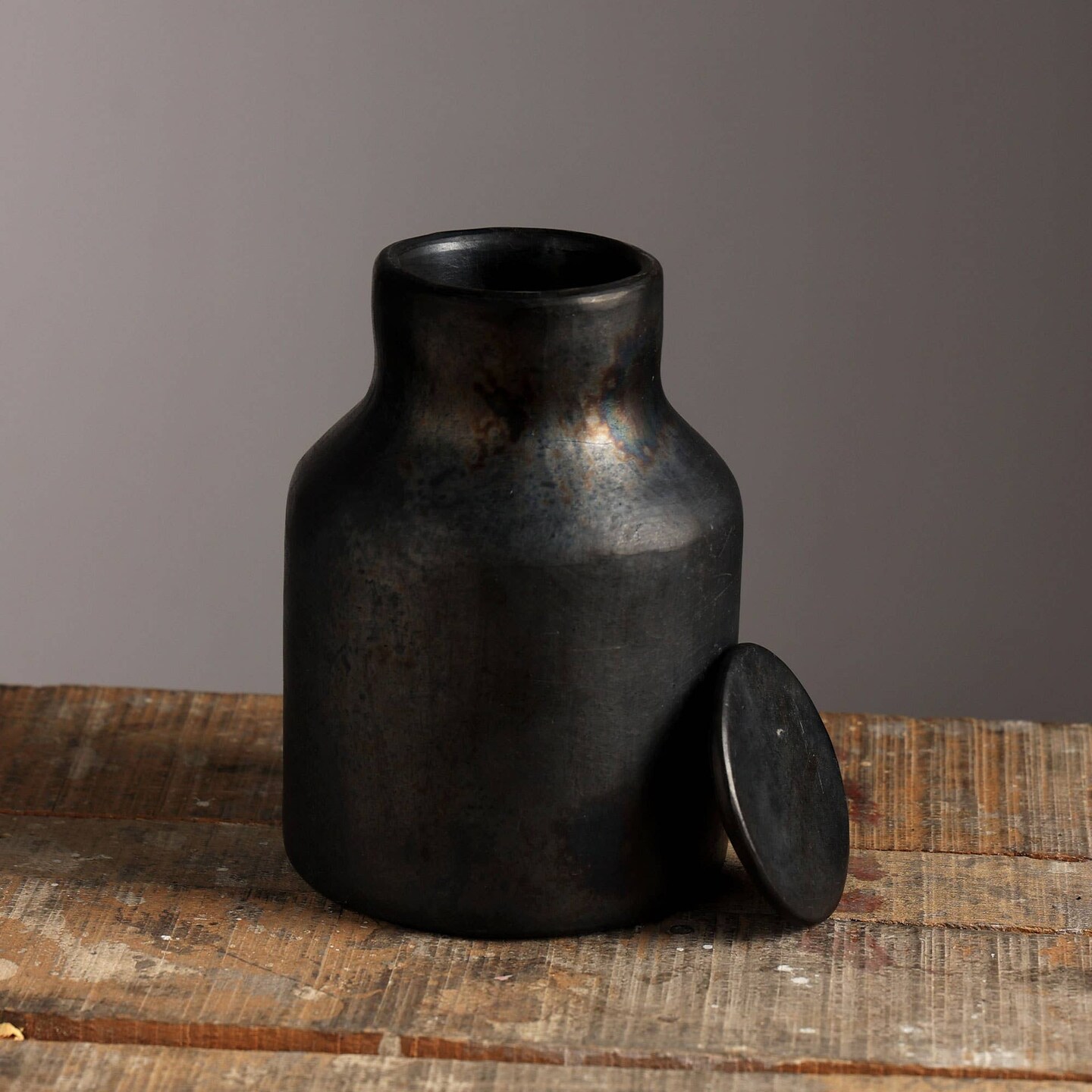 Handcrafted Longpi Pottery Storage Jar - 6 X 4.5 X 6" | Michaels