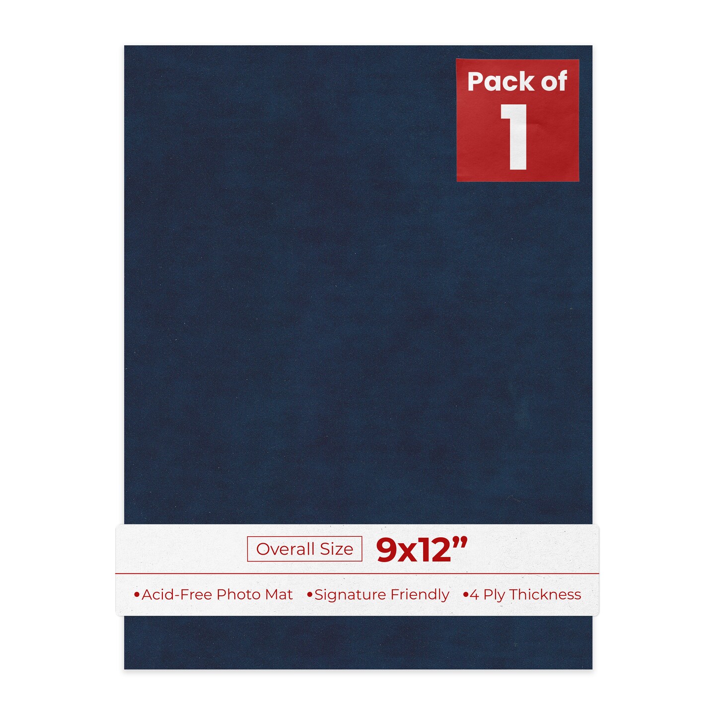 Navy Suede 9x12 Uncut Mat Board - Blank Sheets, No Opening, Color: Blue ...