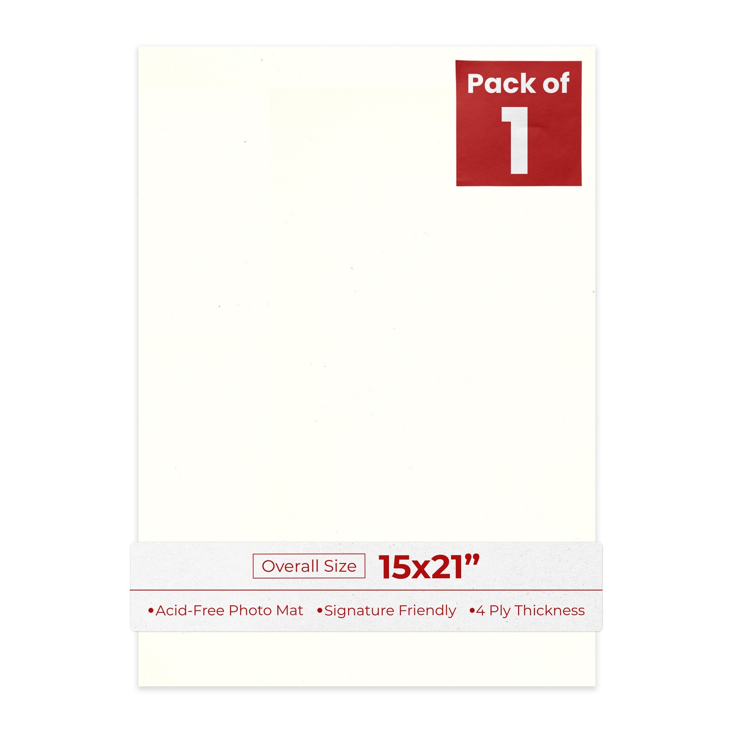 Antique White 15x21 Uncut Mat Board - Blank Sheets, No Opening, Color ...