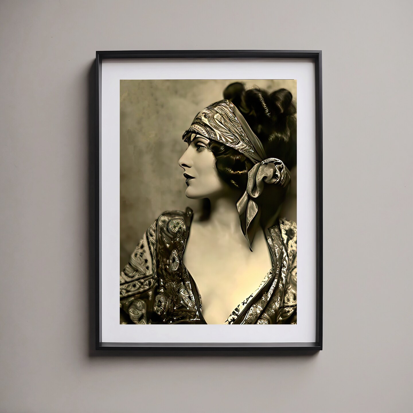 Evelyn Brent classic bohemian portrait c. 1920's, sepia, multiple sizes ...