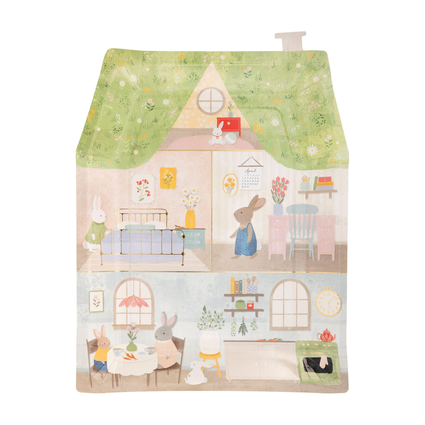 BUNNY COTTAGE PLATES | Michaels