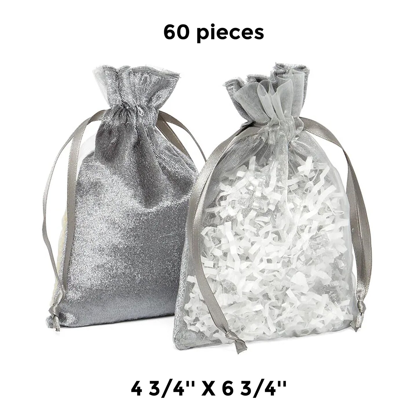 Versatile Velvet & Sheer Pouches Perfect Size 4 3/4" x 6 3/4" | Michaels