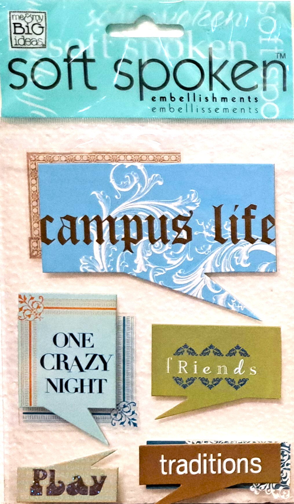 Me & My Big Ideas Campus Life Dimensional Stickers | Michaels