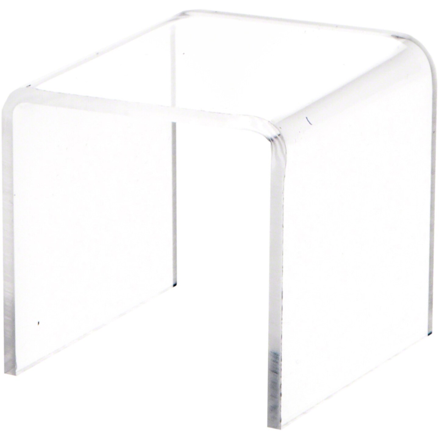 Plymor Clear Acrylic Square Display Riser, 2" H x 2" W x 2" D (3/32 ...