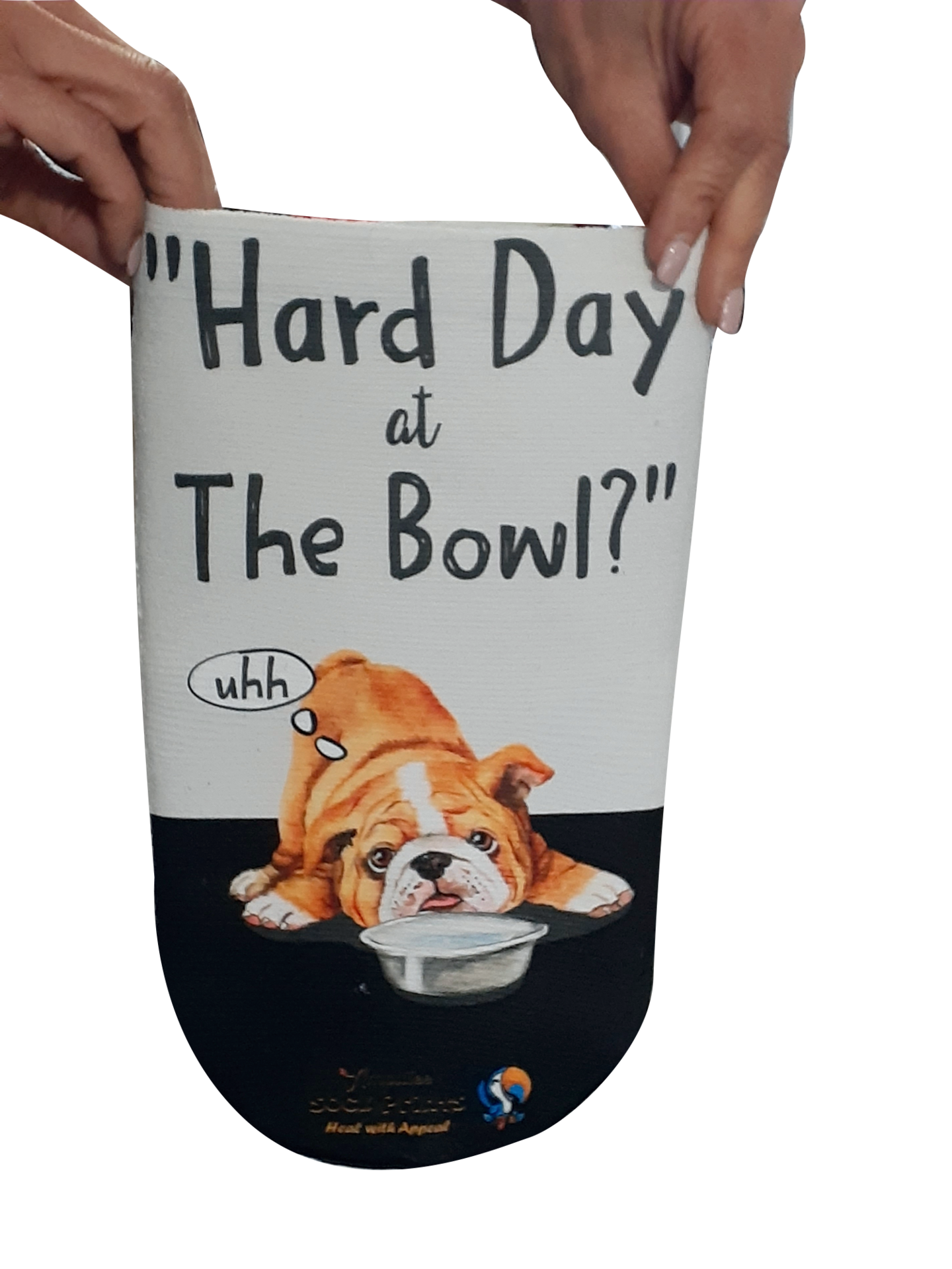 Amputee Sock "Hard Day At The Bowl V1", 3PLY Residual Limb or Over ...
