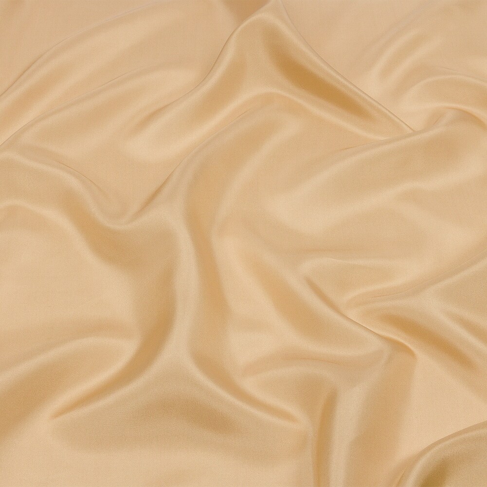 1 Yard Luxurious Latte Silk Habotai Lightweight China Silk Fabric 44 ...