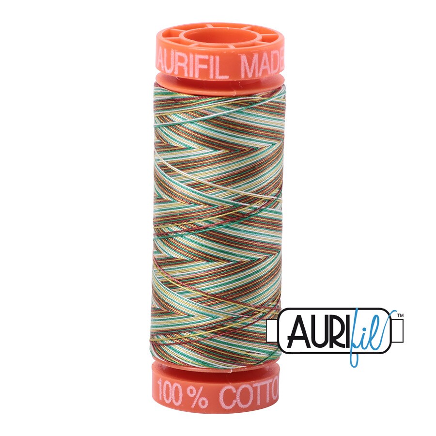 Leaves - Variegated (4650) | 50wt Small Spool (200M / 220Y) | Aurifil ...