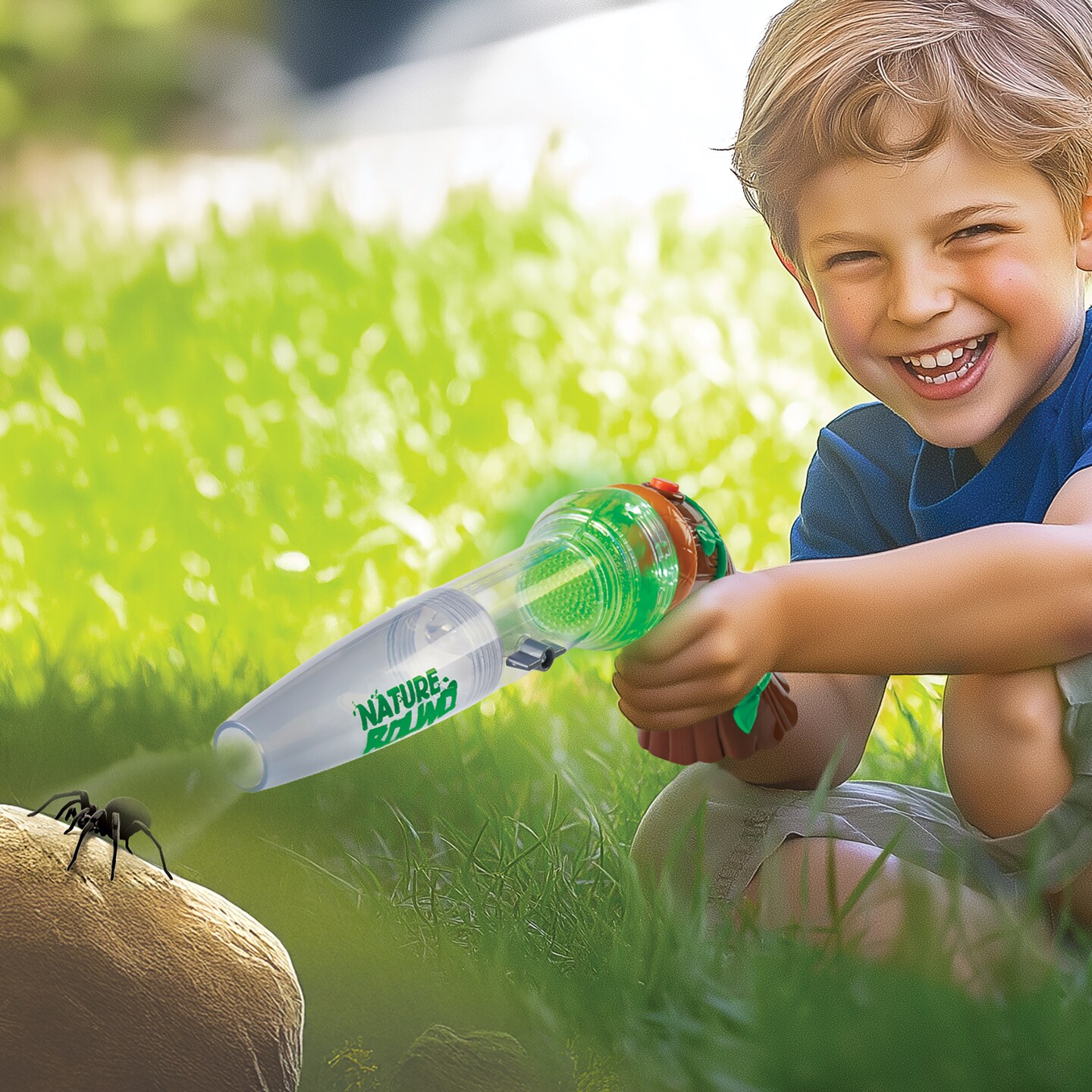 Collections Etc Nature Bound LED Lighted Bug Battery-Operated Vacuum ...