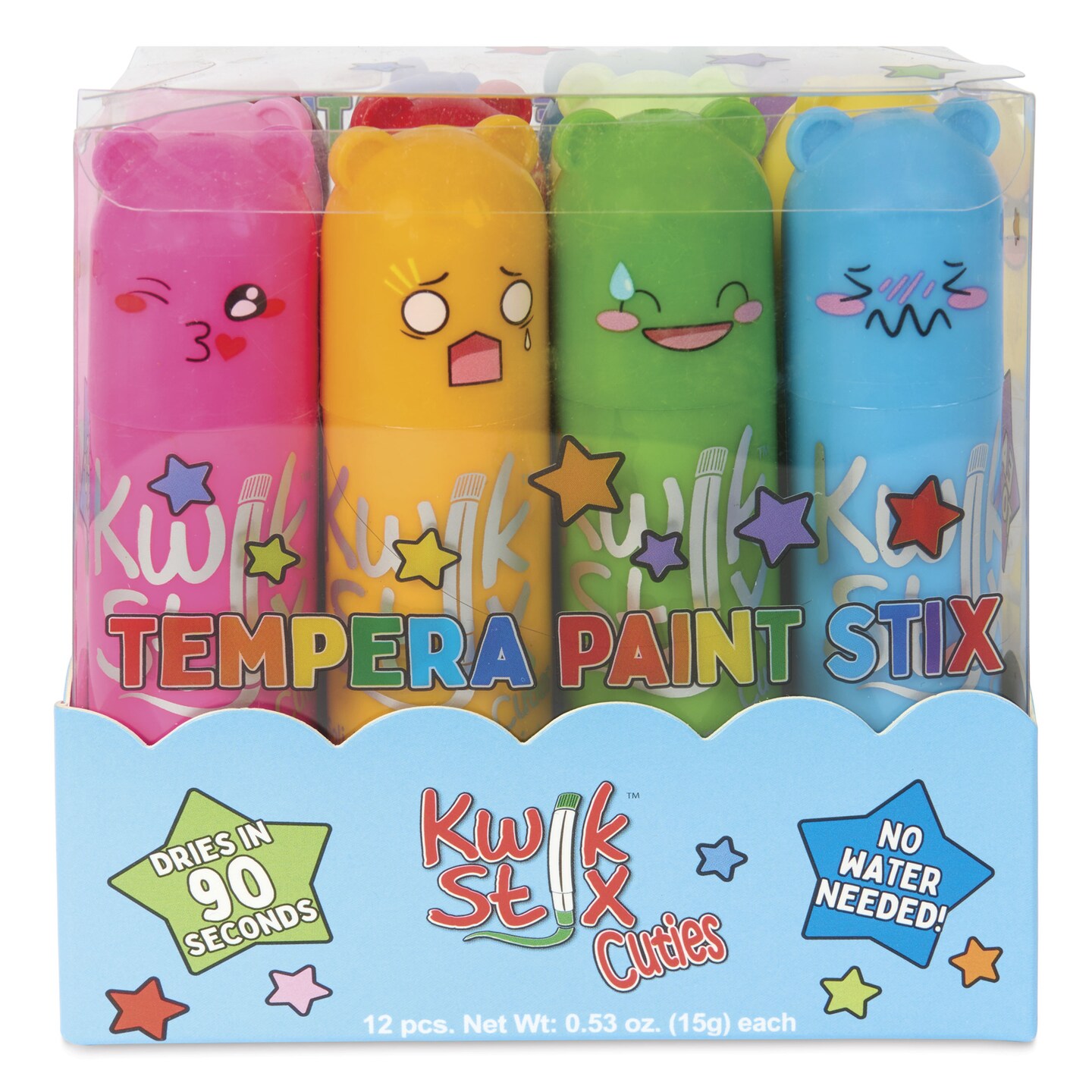 Kwik Stix Tempera Paint - Set of 12, Cuties, Assorted Colors | Michaels
