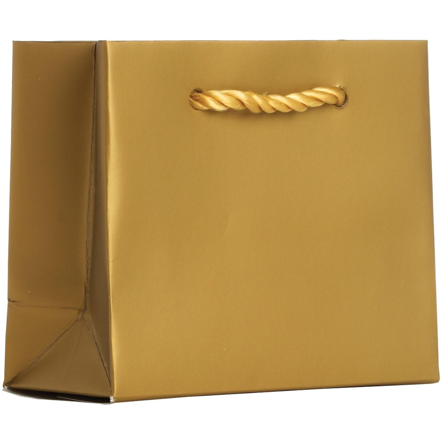 Pack/6: Matte Metallic Gold Gift Bag - 5 x 2 x 4" | Michaels